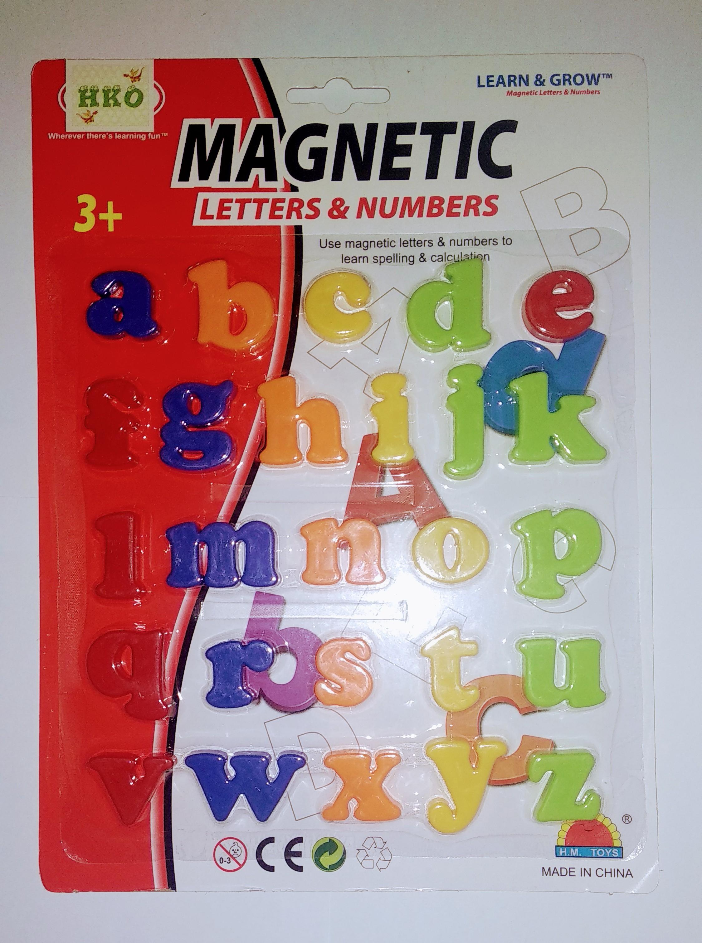 Mainan Edukasi Magnetic Letters Huruf Alphabet Kecil | Lazada Indonesia