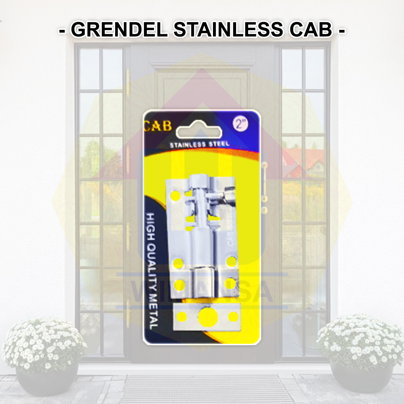 GRENDEL ARNIETTA LOCK 2 INCH - STAINLES STEEL | Lazada Indonesia