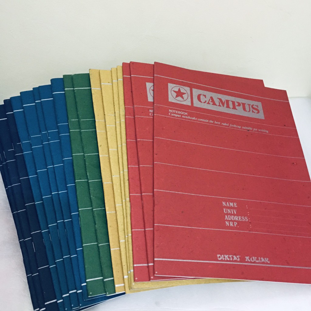 Buku Tulis Campus Diktat Kuliah 24 Lembar / Notebook Campus / 7mm x 35 ...