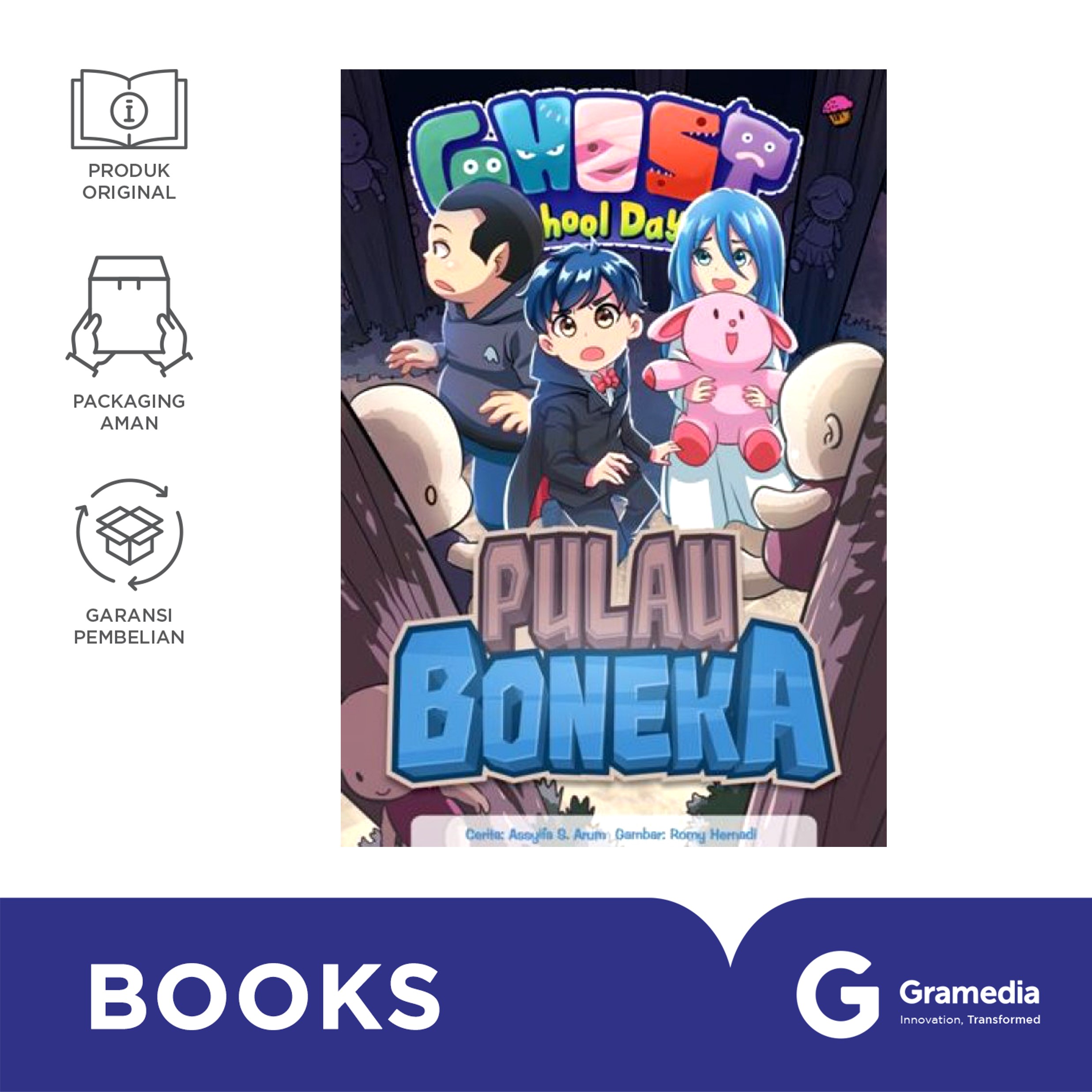 Buku Komik - Ghost School Days: Pulau Boneka Rpl | Lazada Indonesia