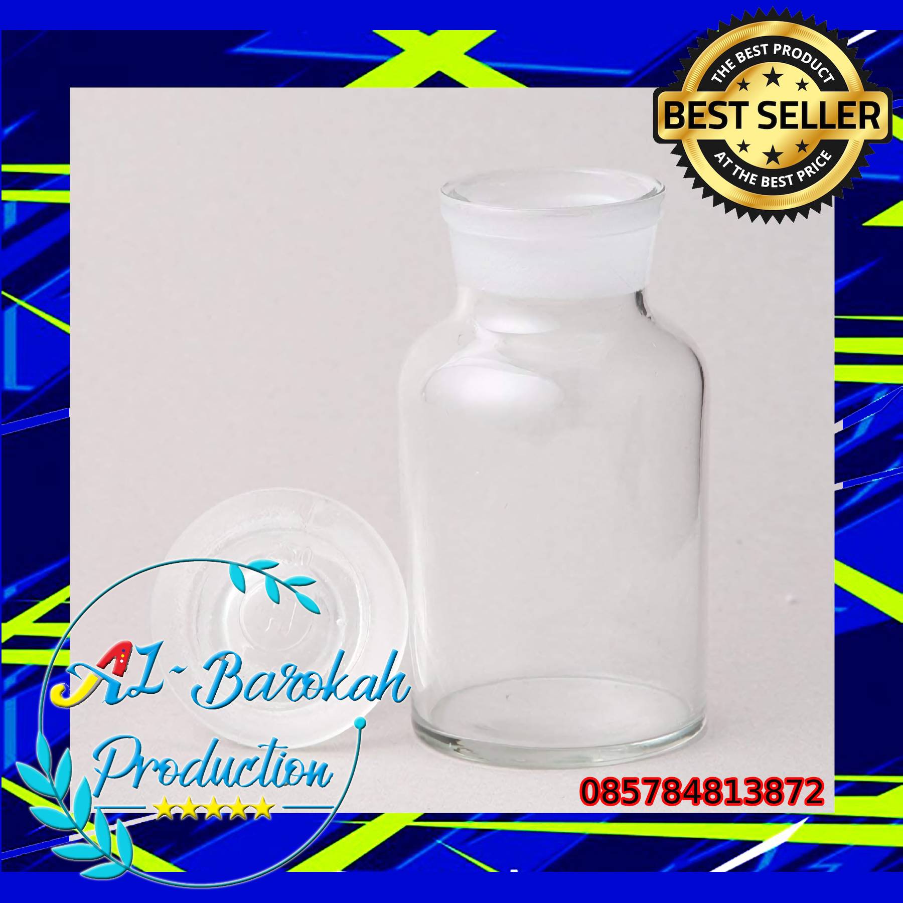 BEST SELLER BOTOL REAGEN BENING 125 ML TIDAK BERSKALA MULUT LEBAR RRT ...