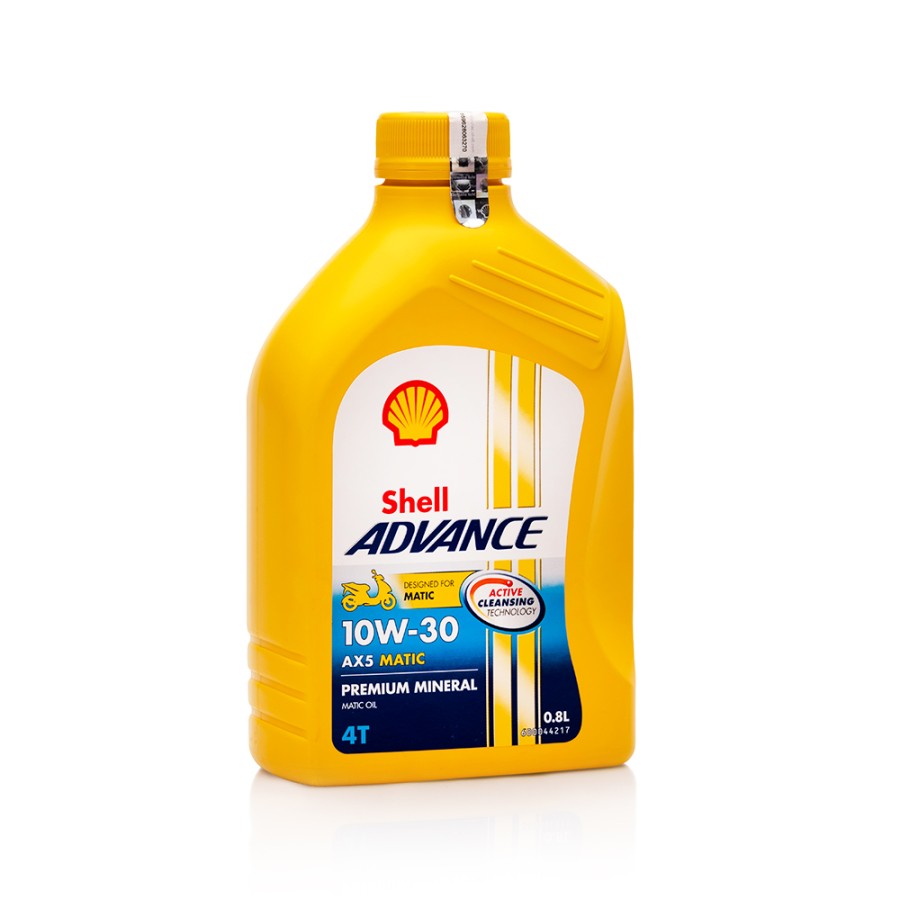 Oli Motor Shell ADVANCE Adv 4T AX5 SCOOTER 10W-30 (SL/MB) 800 ml ...