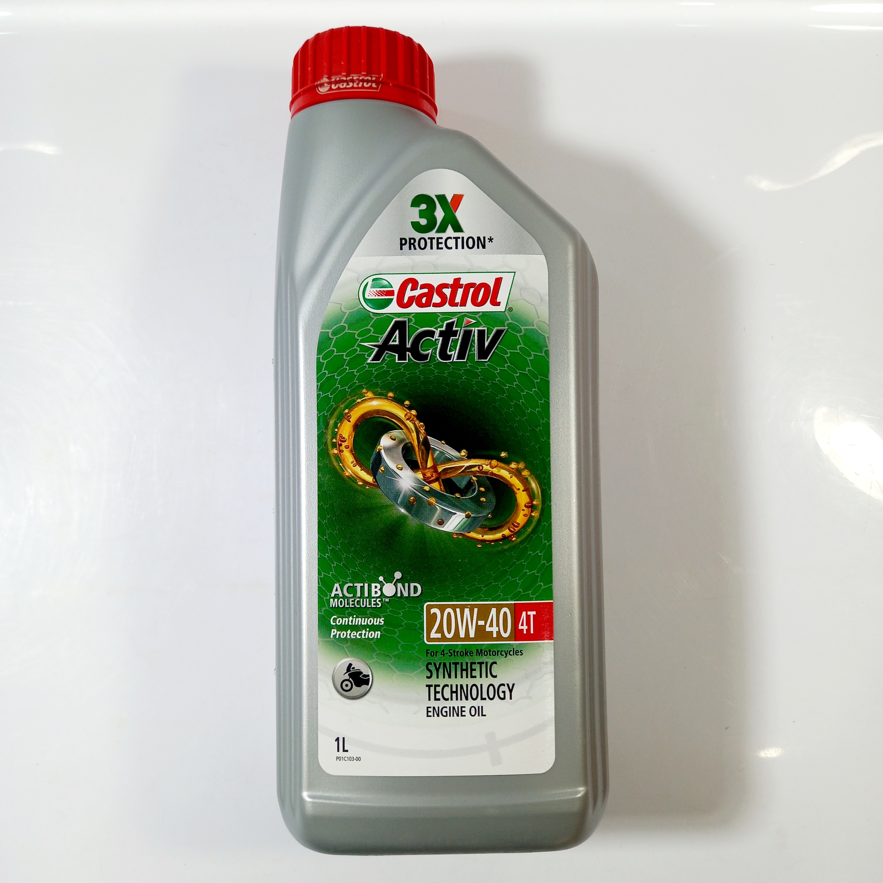 CASTROL ACTIVE 1 LITER SAE 20W-40 API SL JASO MA2 | Lazada Indonesia