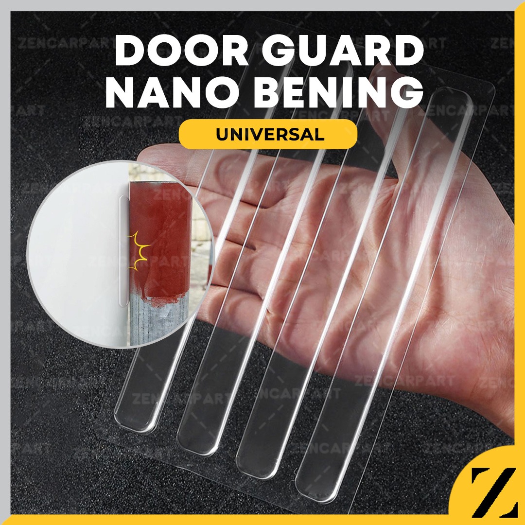 Door Guard NANO Pelindung Lecet Pintu Mobil Karet Spion Bumper Strip 4 ...