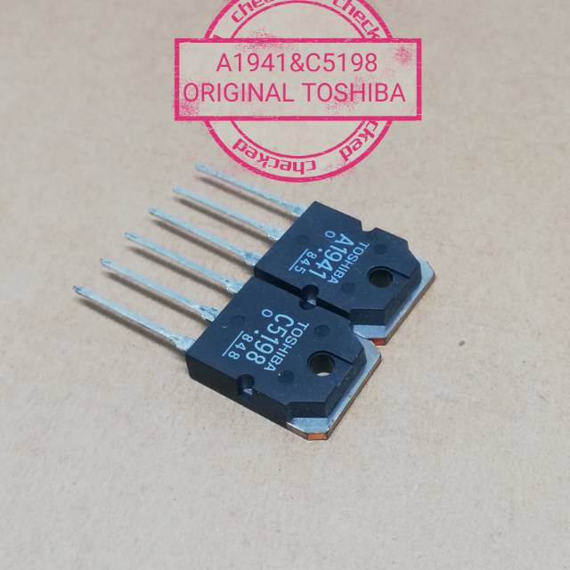 TRANSISTOR TR C5198 A1941 ORIGINAL TOSHIBA JAPAN PER SET | Lazada Indonesia