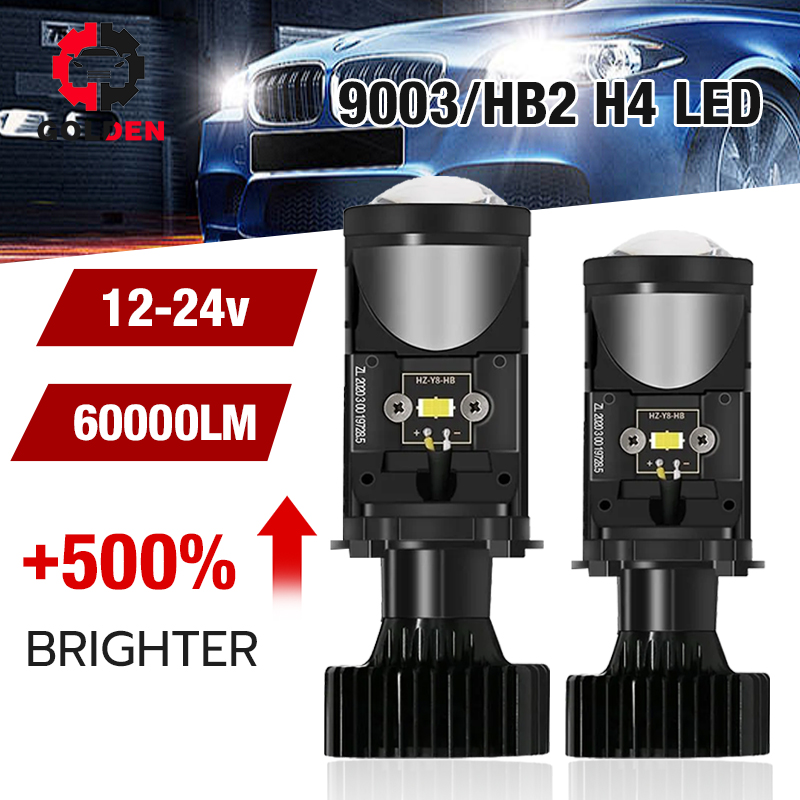 2Pcs Mini Projie Y6D Y7D H4 80/120watt Ori Import Super Terang 30000LM ...