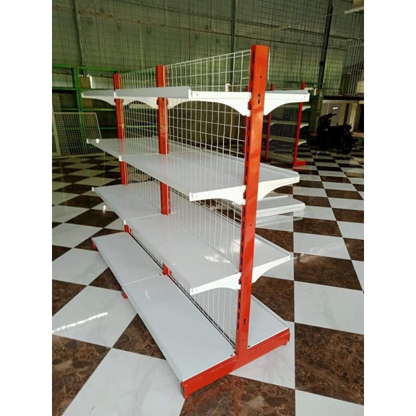 RAK BESI DISPLAY TOKO MINIMARKET SUPERMARKET GONDOLA SINGLE STARTING ...
