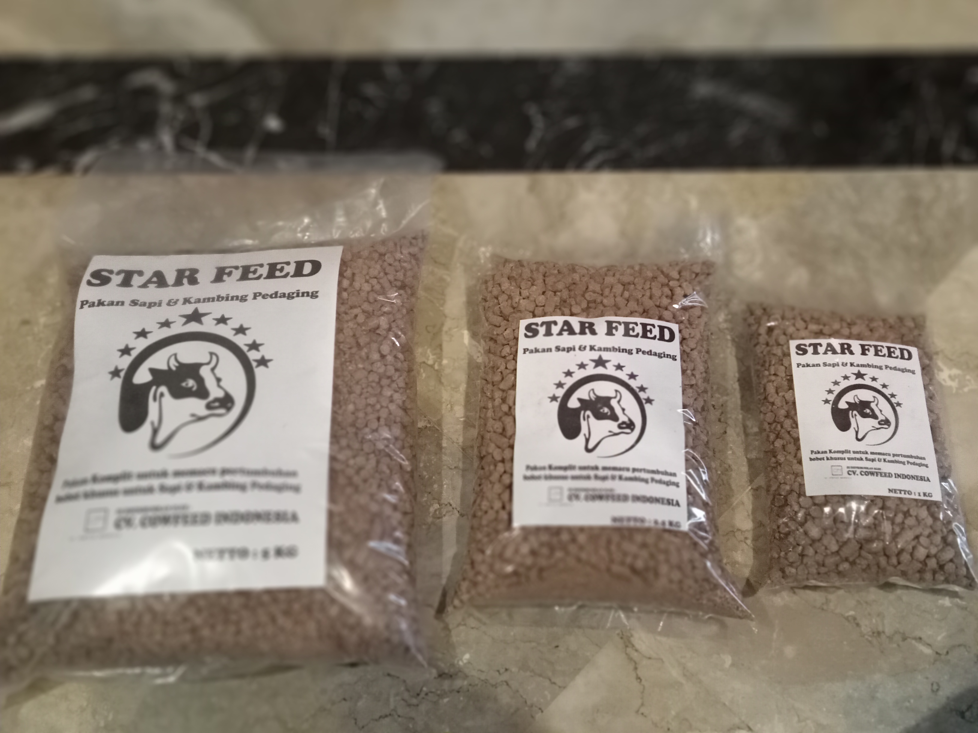 STARFEED - RANSUM / PAKAN SAPI & KAMBING PEDAGING BERMUTU TINGGI NETTO ...