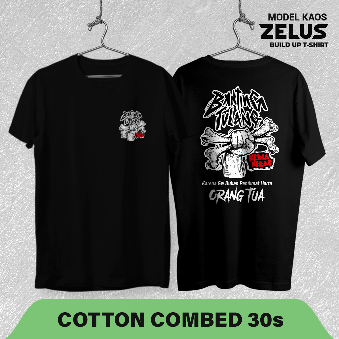 Kaos Plesetan Desain Banting Tulang | Lazada Indonesia Kaos Plesetan Desain Banting Tulang | Lazada Indonesia