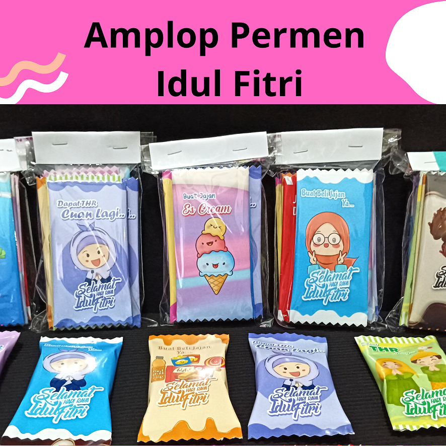 Amplop Idul Fitri Model Permen, Angpao Lebaran Unik | Lazada Indonesia