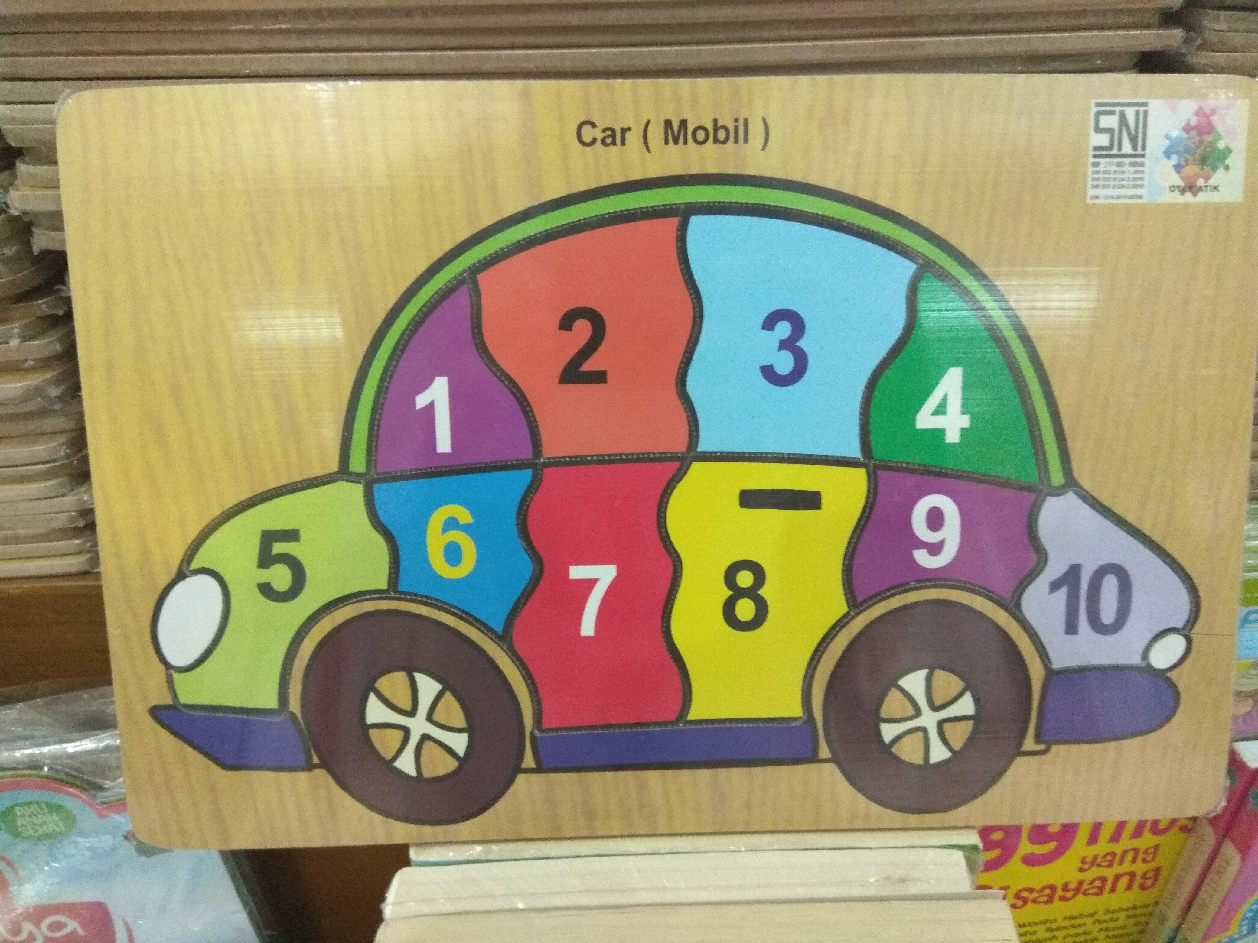 Puzzle Mobil Urutan Angka-angka | Lazada Indonesia