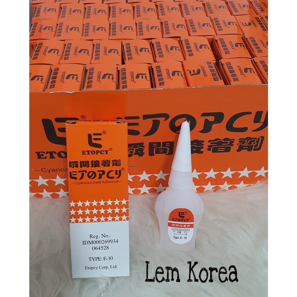 1 Buah Lem Super Kuat Bening Korea Untuk Plastik atau Sejenisnya | Lazada Indonesia