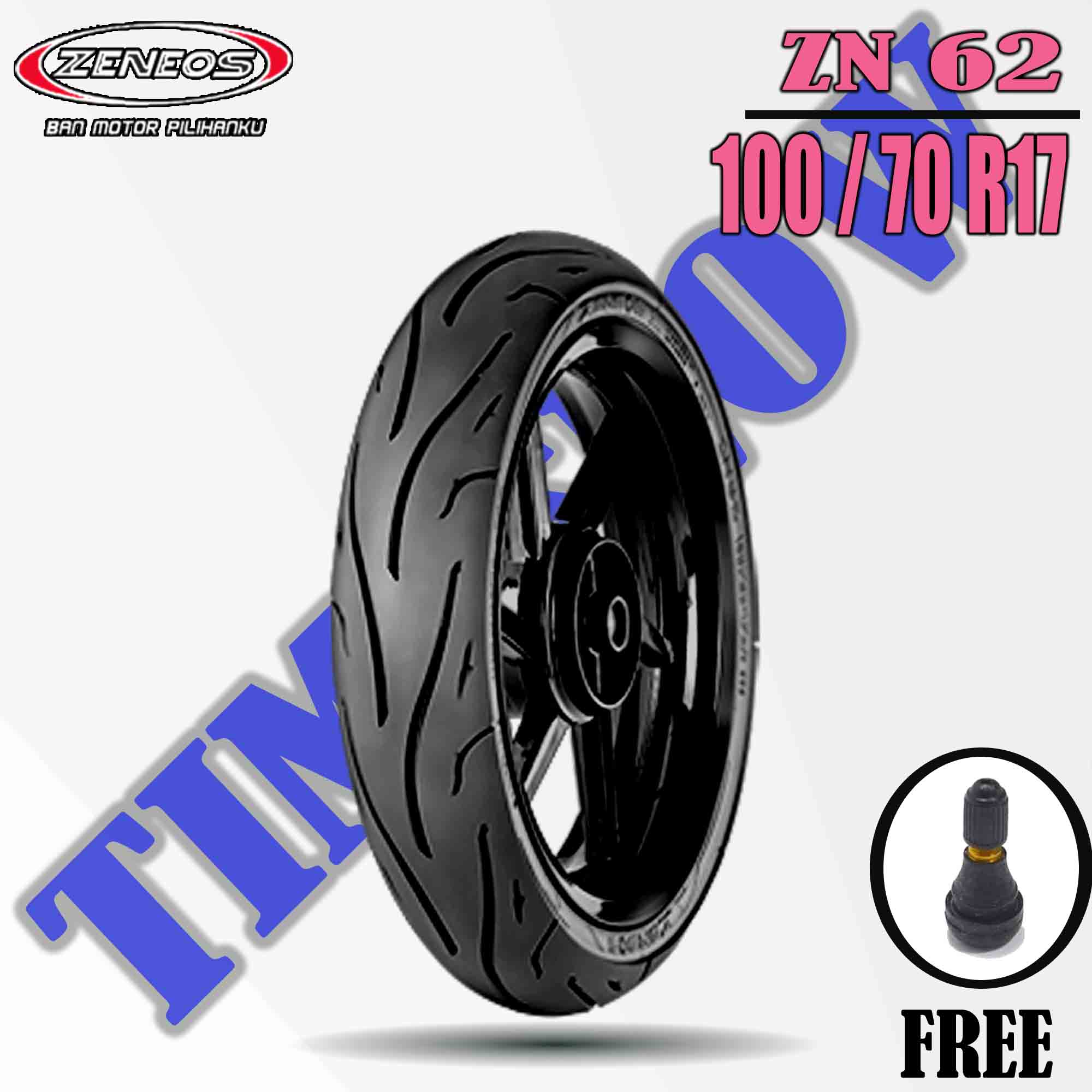 Ban Motor MOGE (Motor Batangan) // ZENEOS ZN62 100/70 Ring 17 Tubeless ...