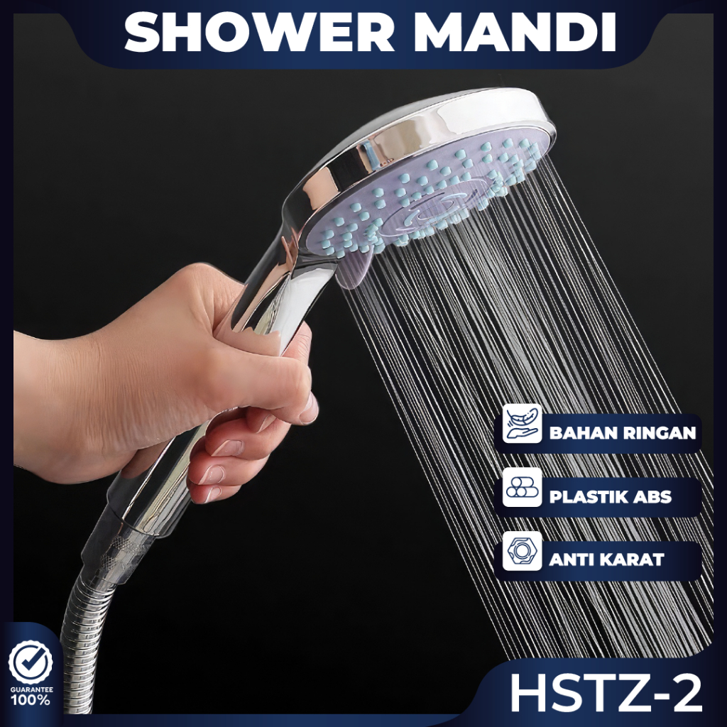 Shower Mandi Simple Shower Head 3 in 1 Shower Head Simple1 Set Kepala ...