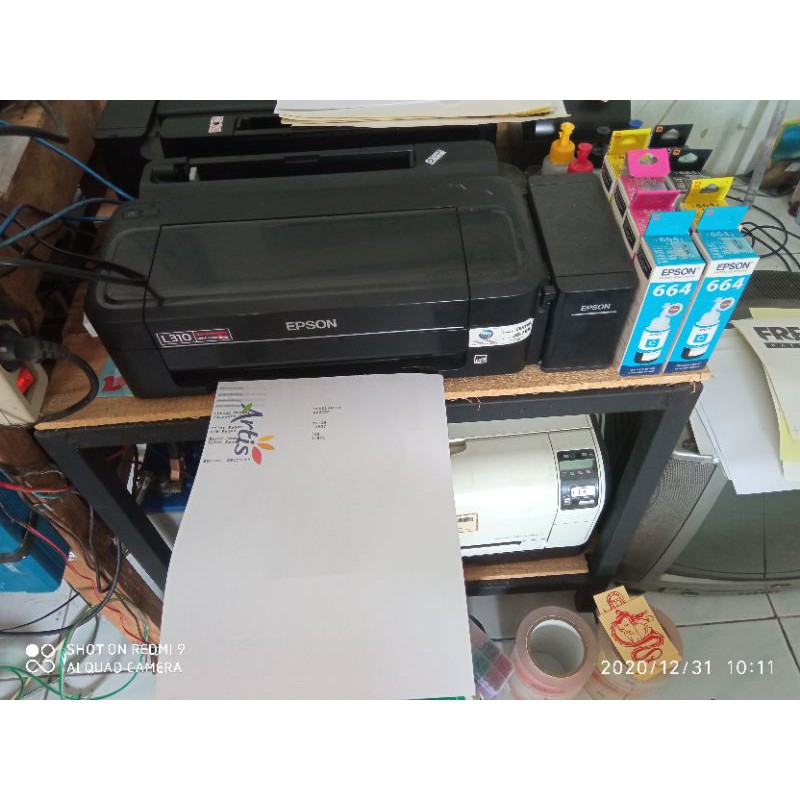Printer Epson L310 Normal dan Kondisi Oke Gratis Resetter | Lazada ...