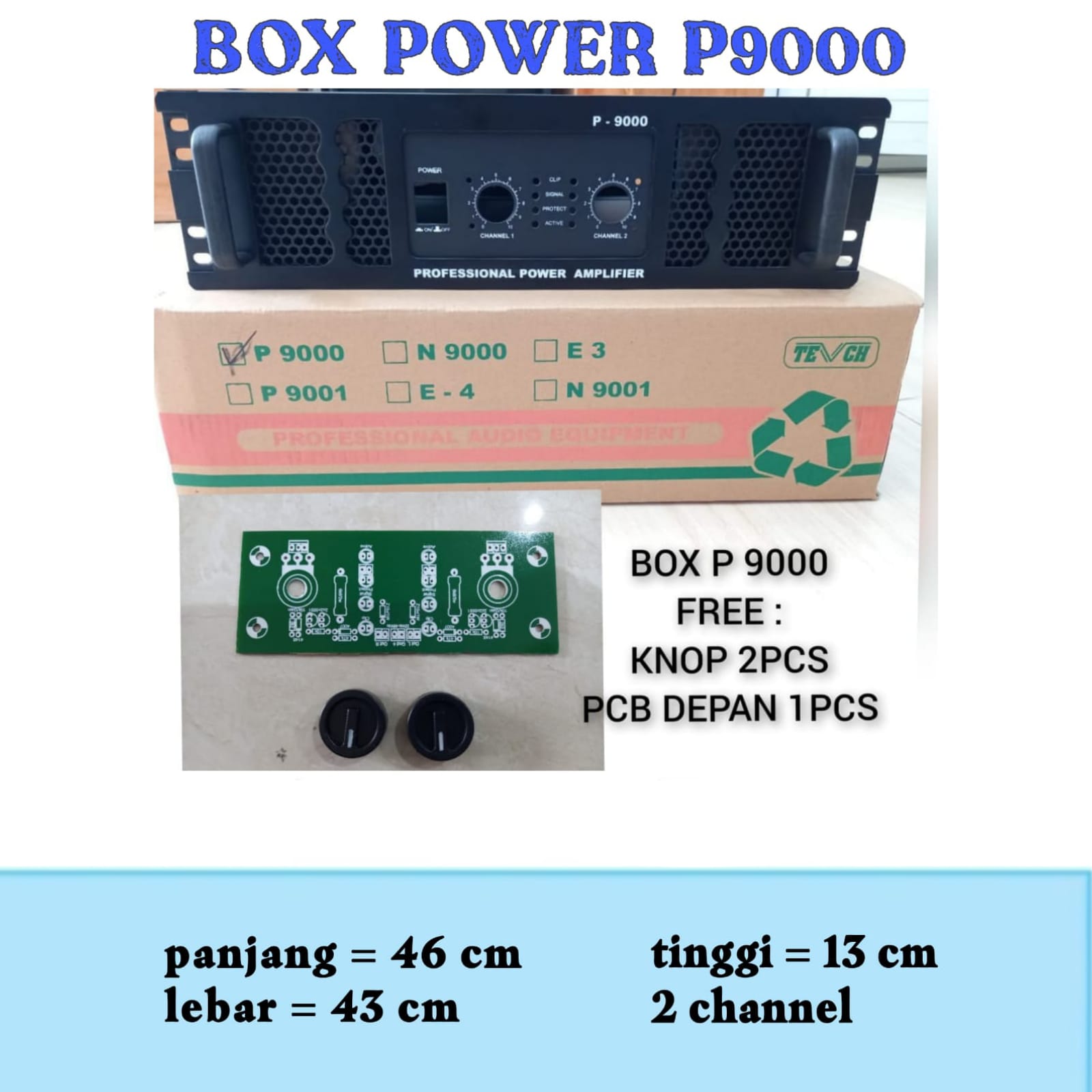 BOX POWER AMPLIFIER 3U P 9000 box power p9000 P9000 | Lazada Indonesia
