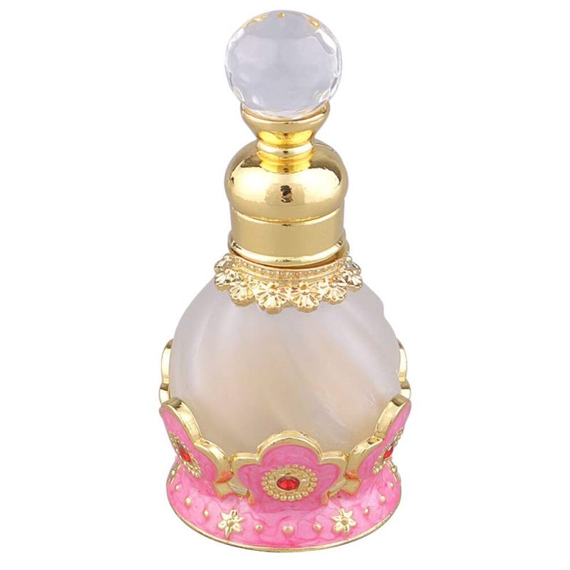 15ml Warna Gold Botol Parfum Kosong Gaya Arab Botol Parfum Refillable ...