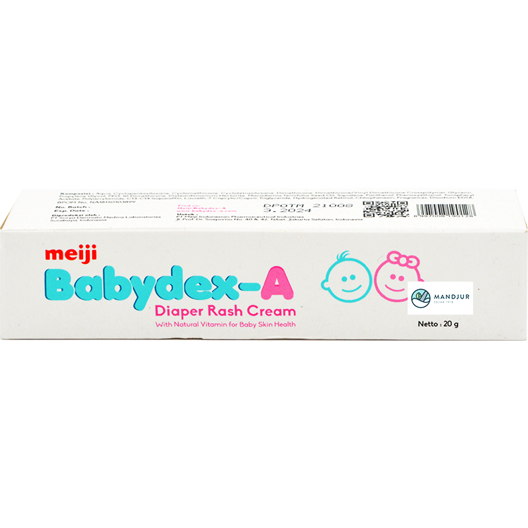 Diaper Krim Babydex-A Diaper Rash Cream 20 Gr - Krim Pereda Gatal Ruam Popok Aman Digunakan ...