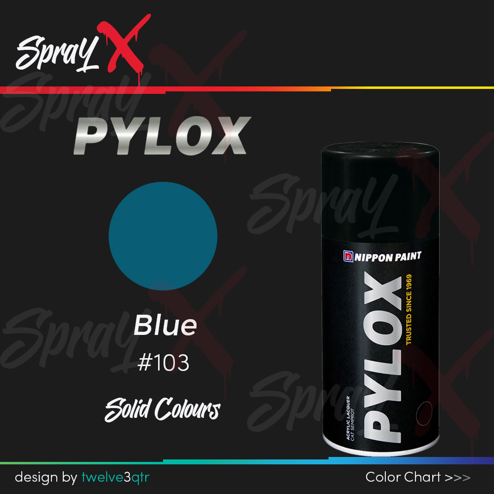 PYLOX SOLID BLUE 103 300ML / BIRU STANDAR - PILOX | Lazada Indonesia