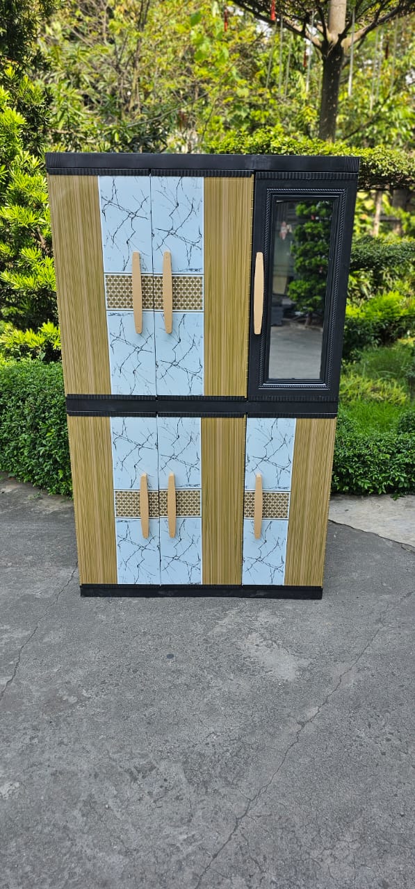 AKAKO Lemari plastik 3 pintu/Lemari Pakaian/LemariJUMBO/Akako 3 pintu ...