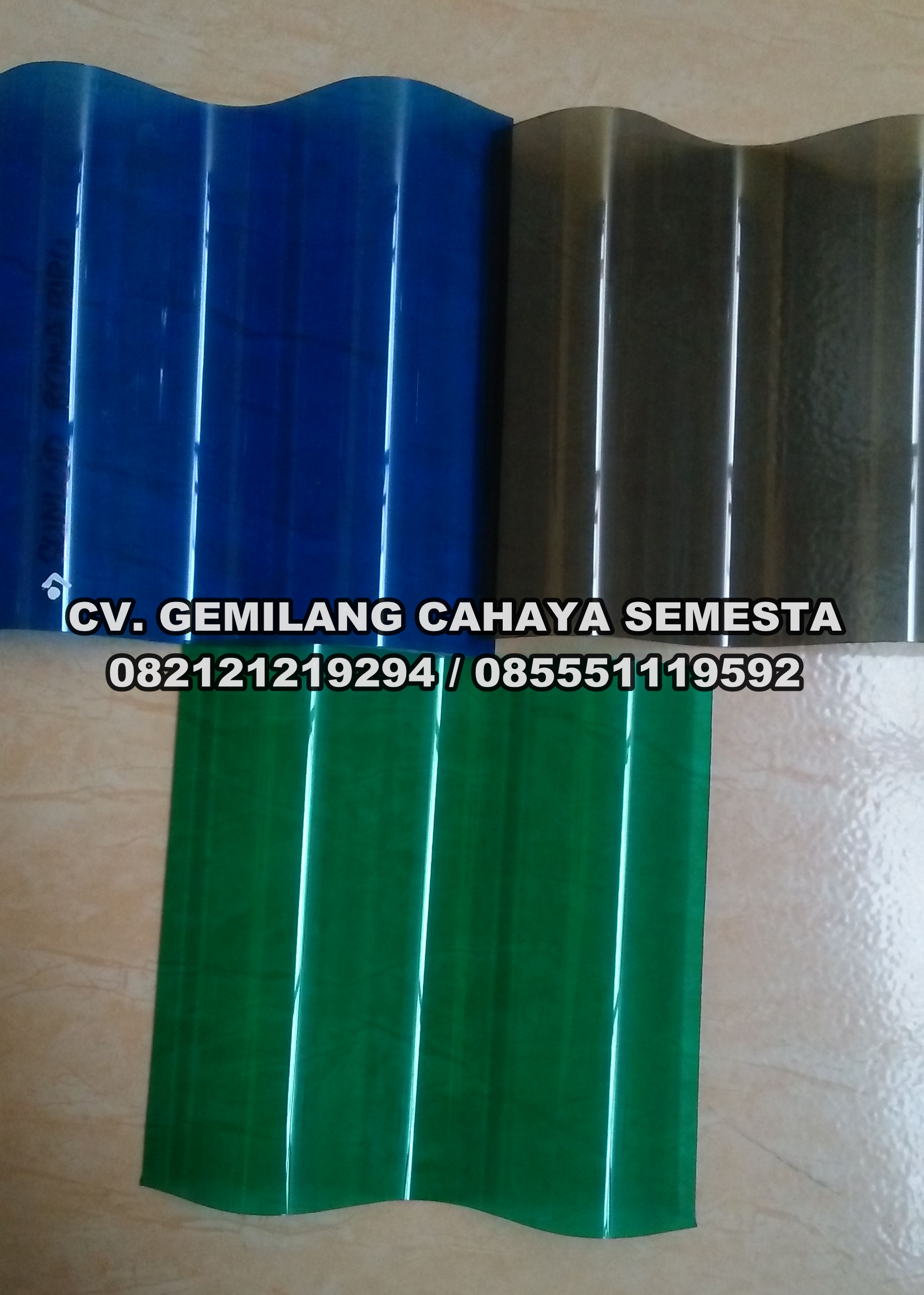 Sunloid ( 4,2 M ) / Atap Transparan / Atap Polycarbonate Corrugated ...