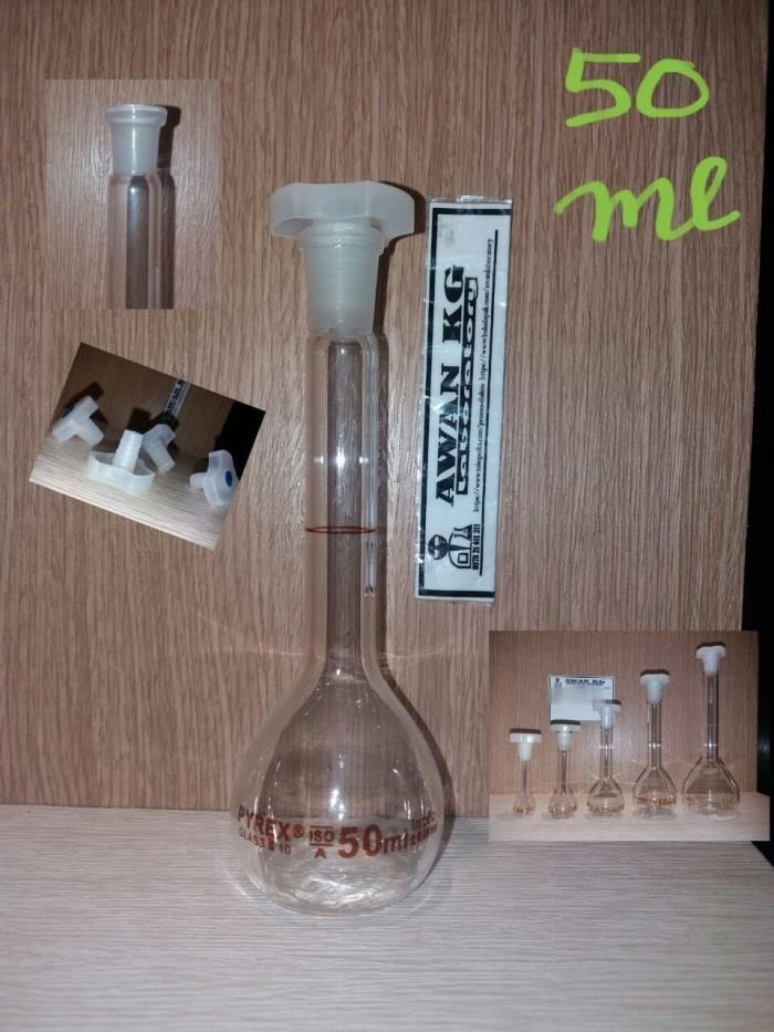 Labu Ukur 50ml volumetric flask 50 ml pyrex grade A | Lazada Indonesia