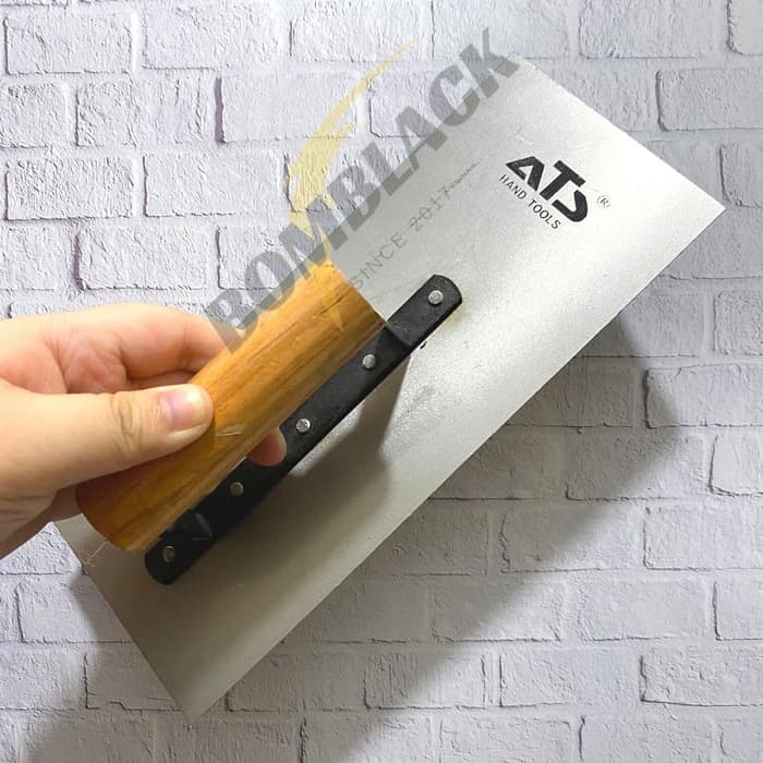 Raskam Besi 10 inch ATS Gagang Kayu Roskam Semen Acian | Lazada Indonesia