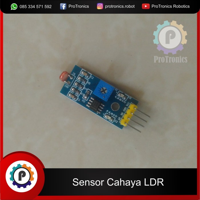 Sensor Cahaya Photoresistor LDR Sensor | Lazada Indonesia
