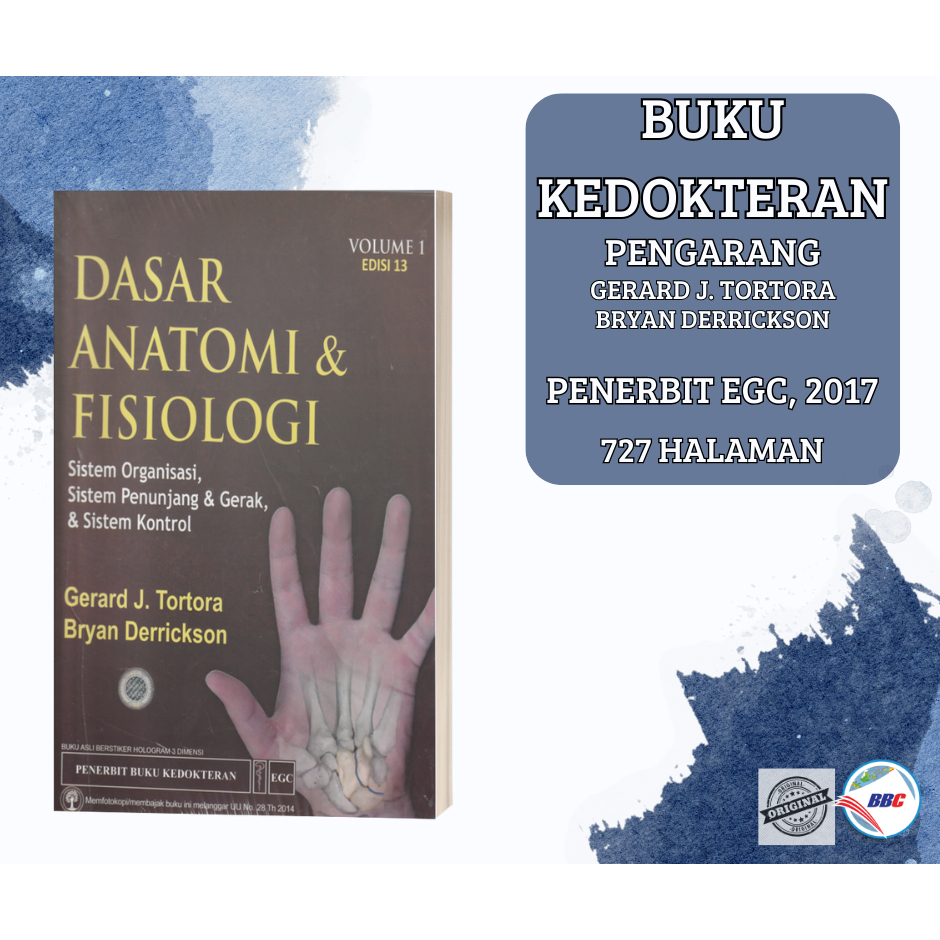 BUKU DASAR ANATOMI DAN FISIOLOGI VOL.1 EDISI 13 TORTORA | Lazada Indonesia