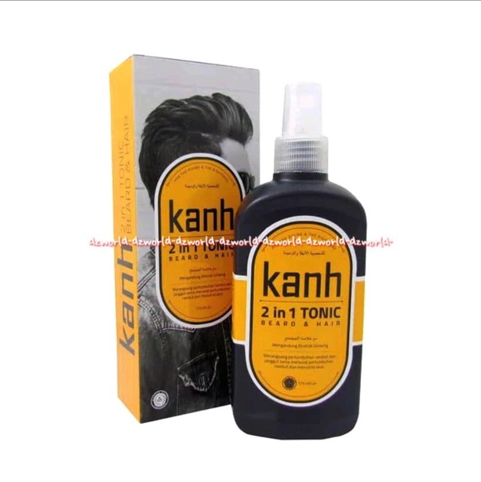 Kanh 2 In 1 Tonic Beard & Hair Penyubur Rambut Jenggot Penumbuh Jenggot ...