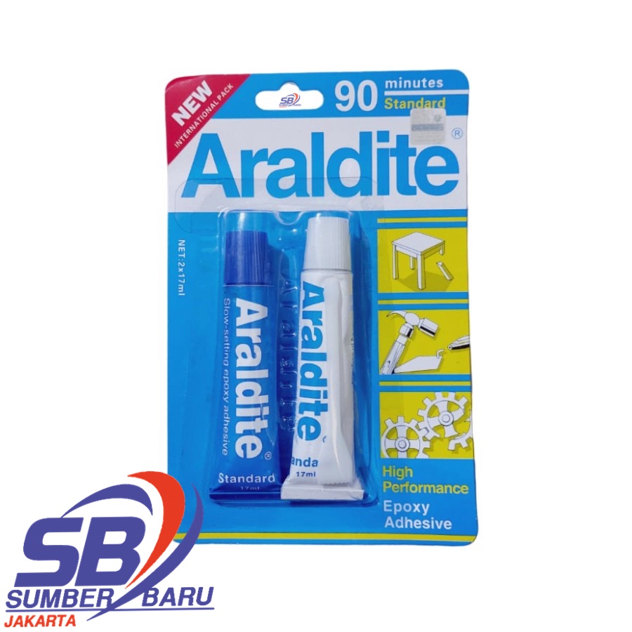 LEM ARALDITE BIRU/EPOXY RESIN BESI ARALDIT BIRU 90 MENIT - SB Jakarta ...