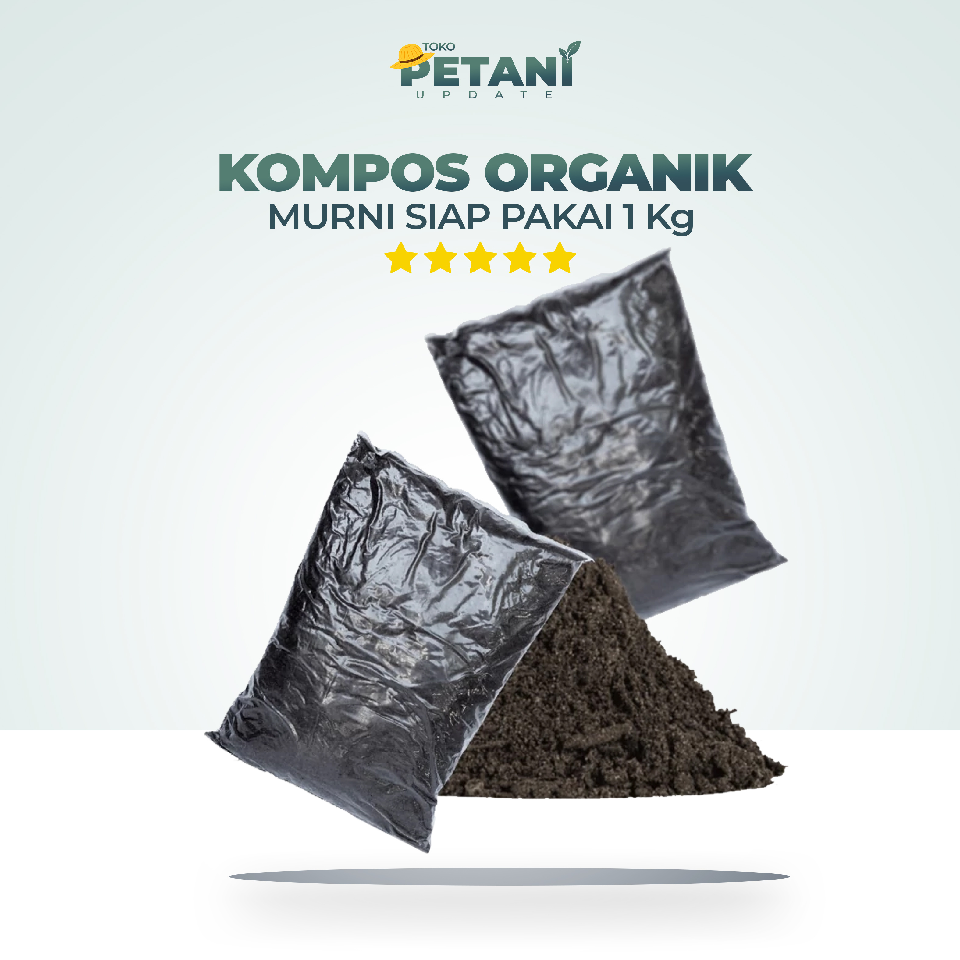 Kompos Pupuk Murni Organik Media Tanam 1Kg Petani Update | Lazada Indonesia