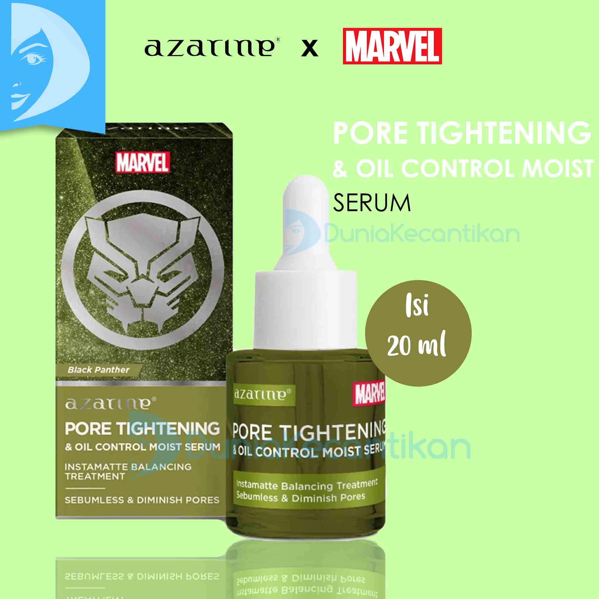 Azarine x Marvel Pore Tightening & Oil Control Moist Serum 20 ml ...
