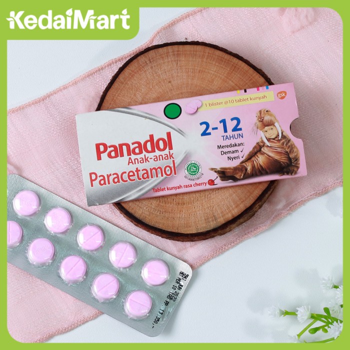 Panadol Anak-anak Paracetamol 1 Blister Isi 10 Tablet | Lazada Indonesia