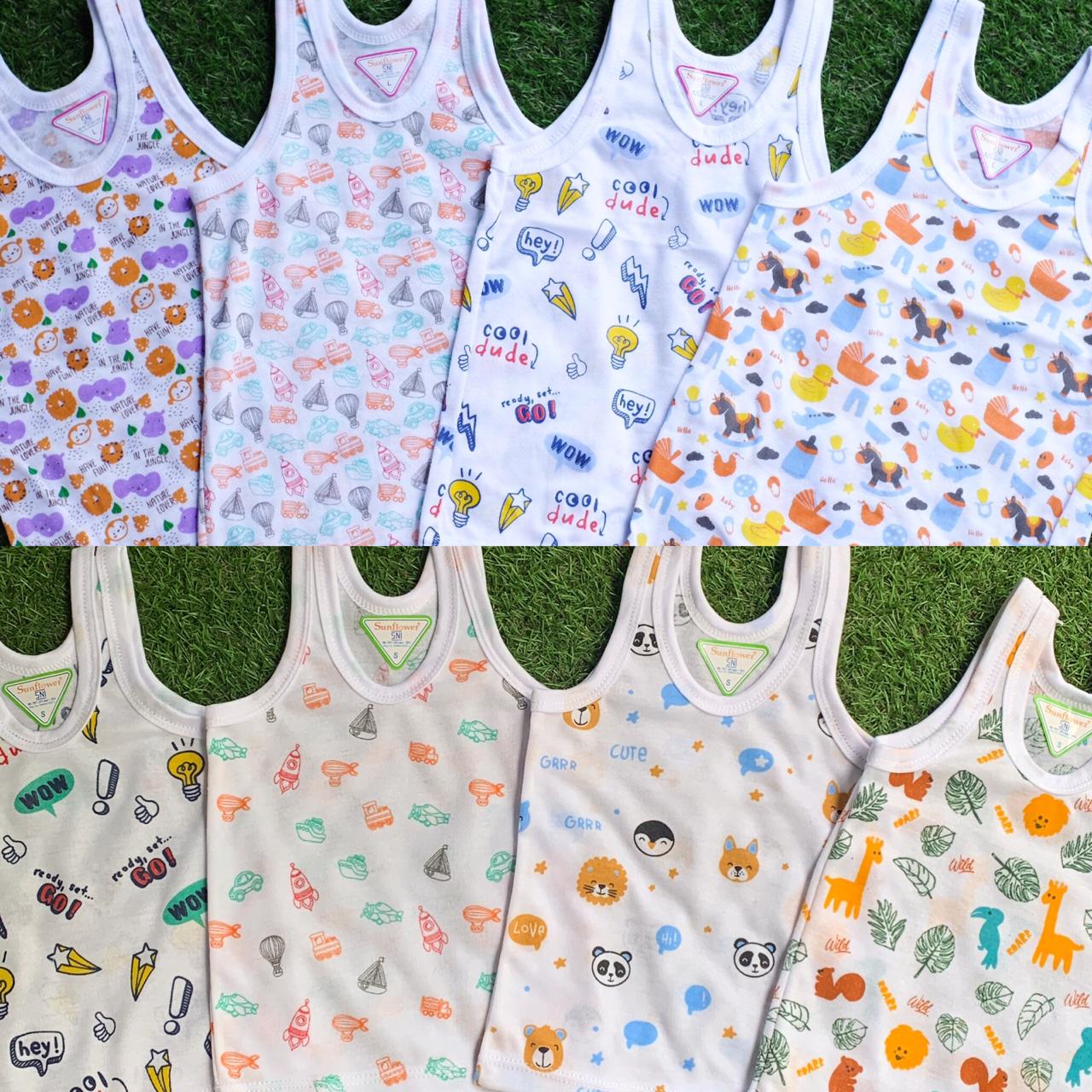 Singlet Kaos Kutang Bayi Anak SUNFLOWER Motif Fullprint Bergambar ... Singlet Kaos Kutang Bayi Anak SUNFLOWER Motif Fullprint Bergambar ...