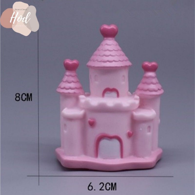 Topper Istana Kartun Hiasan Kue Princess Castle Fairy Tale Cake ...