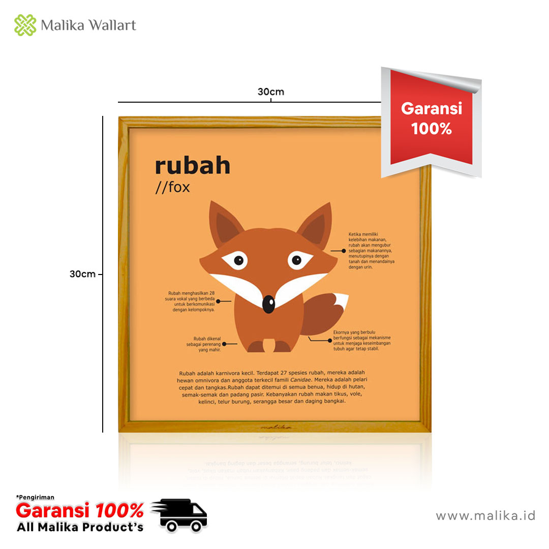 Rubah Wallpaper Desain Konsep Childish | Lazada Indonesia