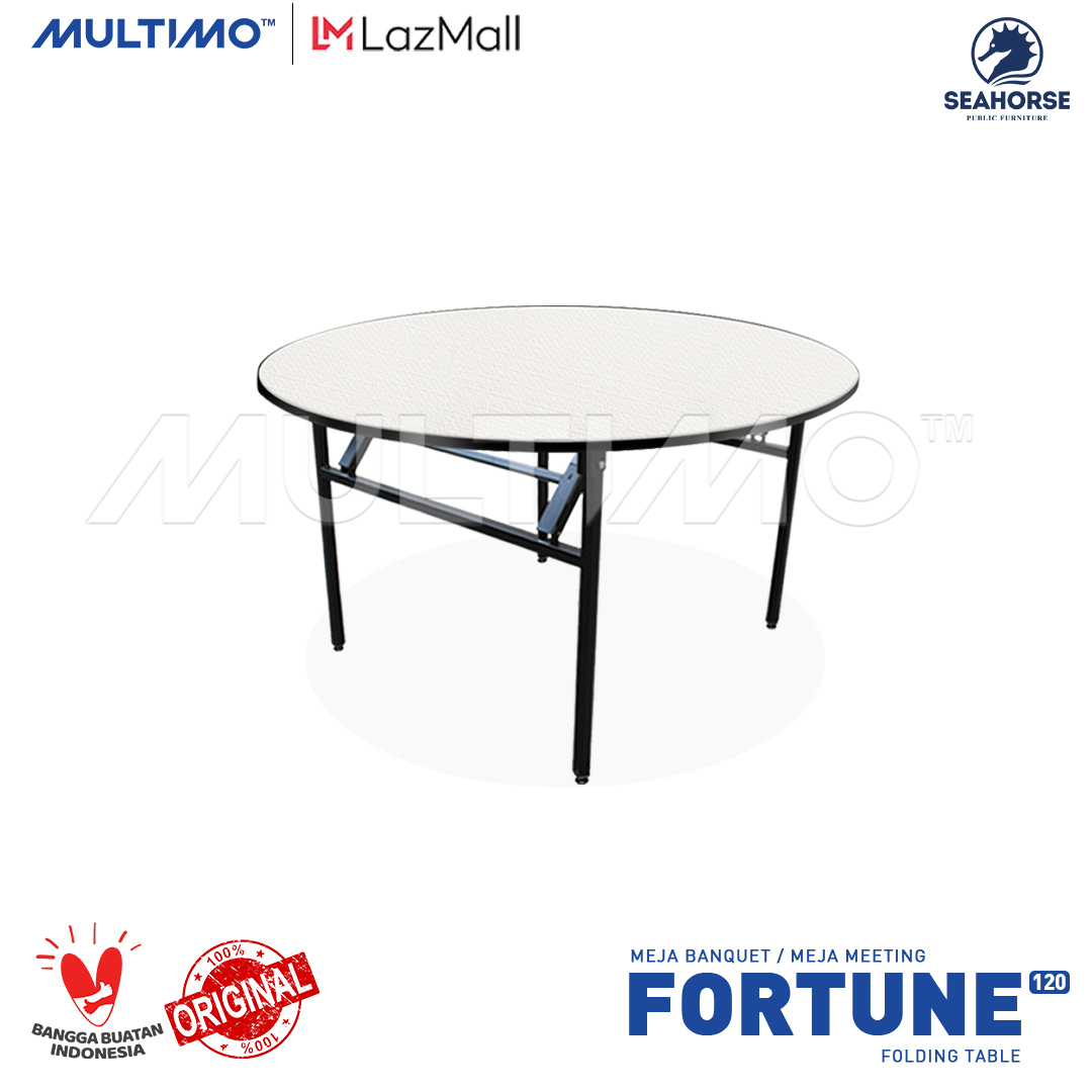 Seahorse Fortune 120 - Meja Banquet | Meja Meeting | Round Table | Meja Bulat - Multplek Coating ...