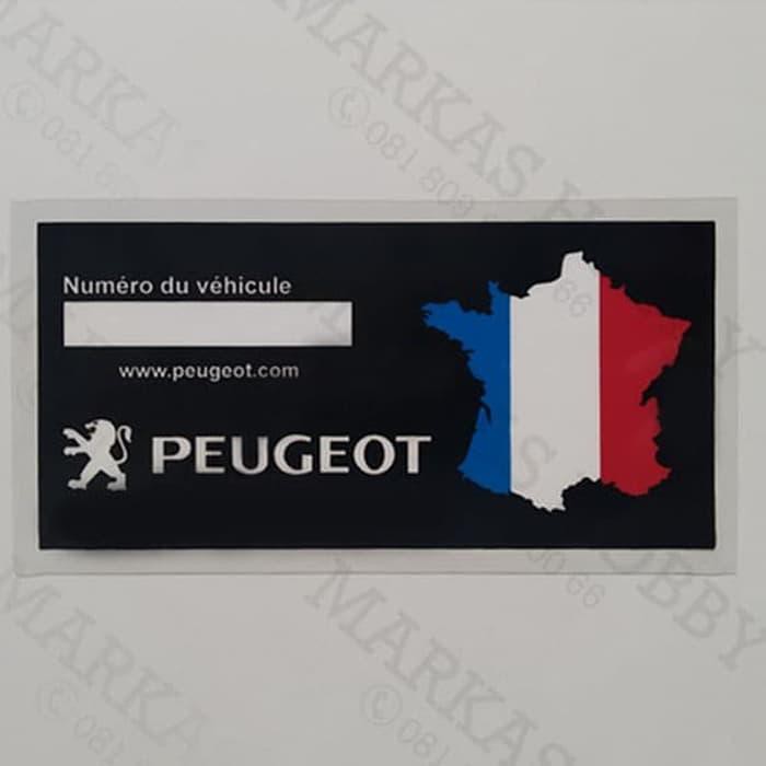 Stiker / Sticker Peugeot Barcode Tempel Dalam | Lazada Indonesia