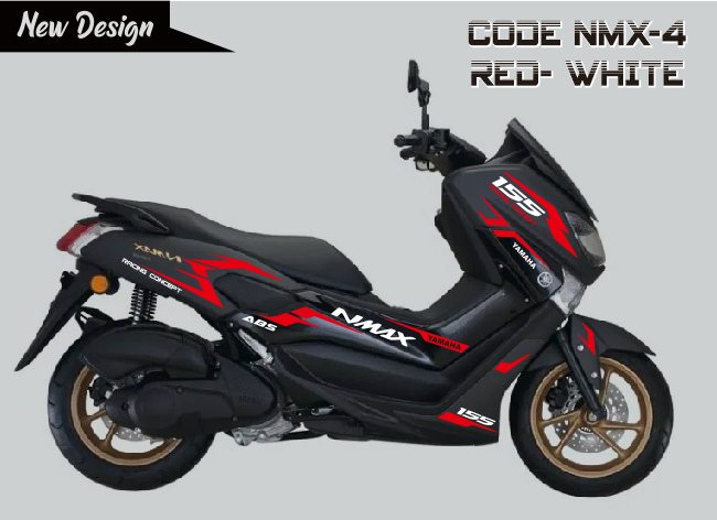 AA CUTTING NMAX BODY LAMA CODE NMX-4 MERAH PUTIH | Lazada Indonesia