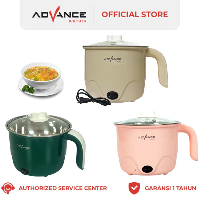 Panci Listrik Advance C 16 Multifungsi Kukus Rebus Goreng Kapasitas 1.5 Liter Electric Cooker ...