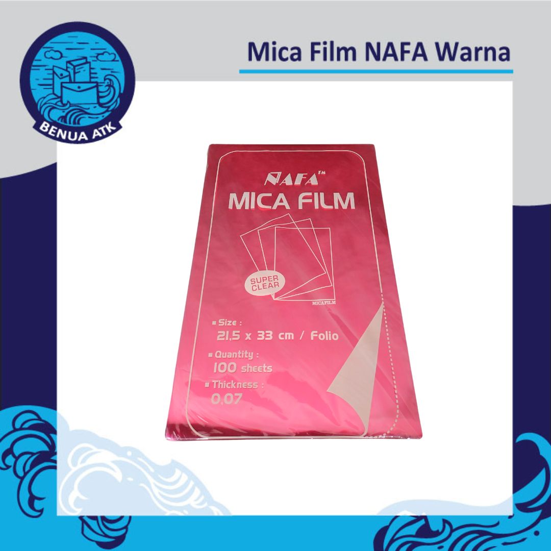 Mika Jilid Plastik / Mica Film WARNA Folio NAFA [MFF] | Lazada Indonesia