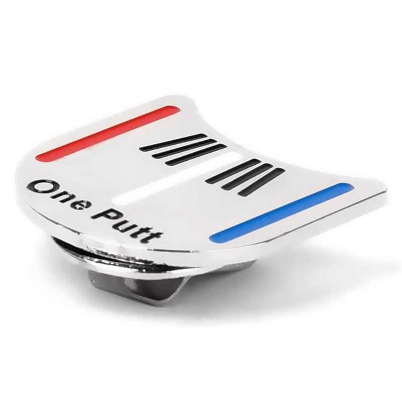 6 Pcs One Putt Golf Putting Tool Ball Mark with Magnetic Golf Hat Clip ...