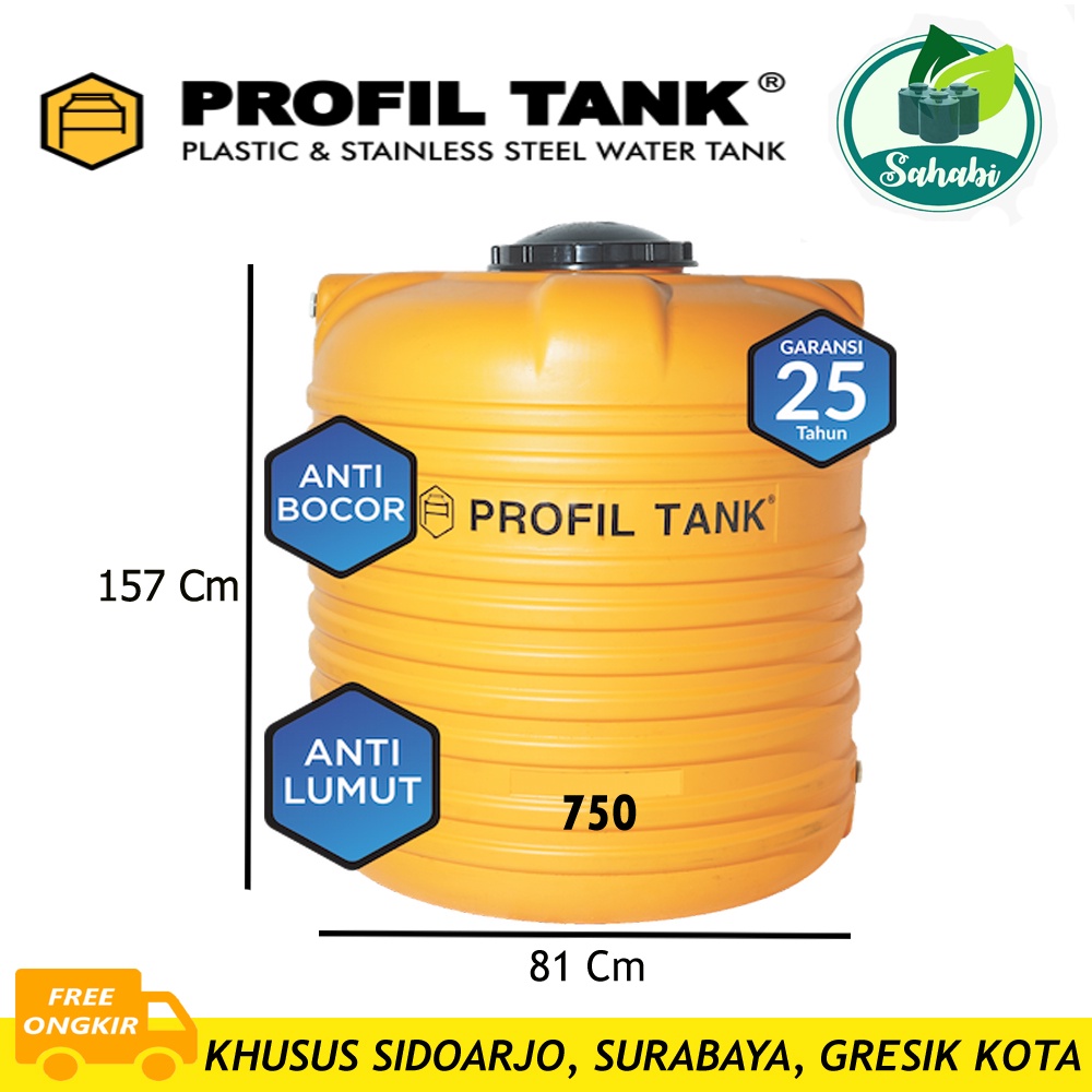 Tandon Air / Tangki Air / Toren Air Murah PROFIL TANK BPE Ukuran 750 ...