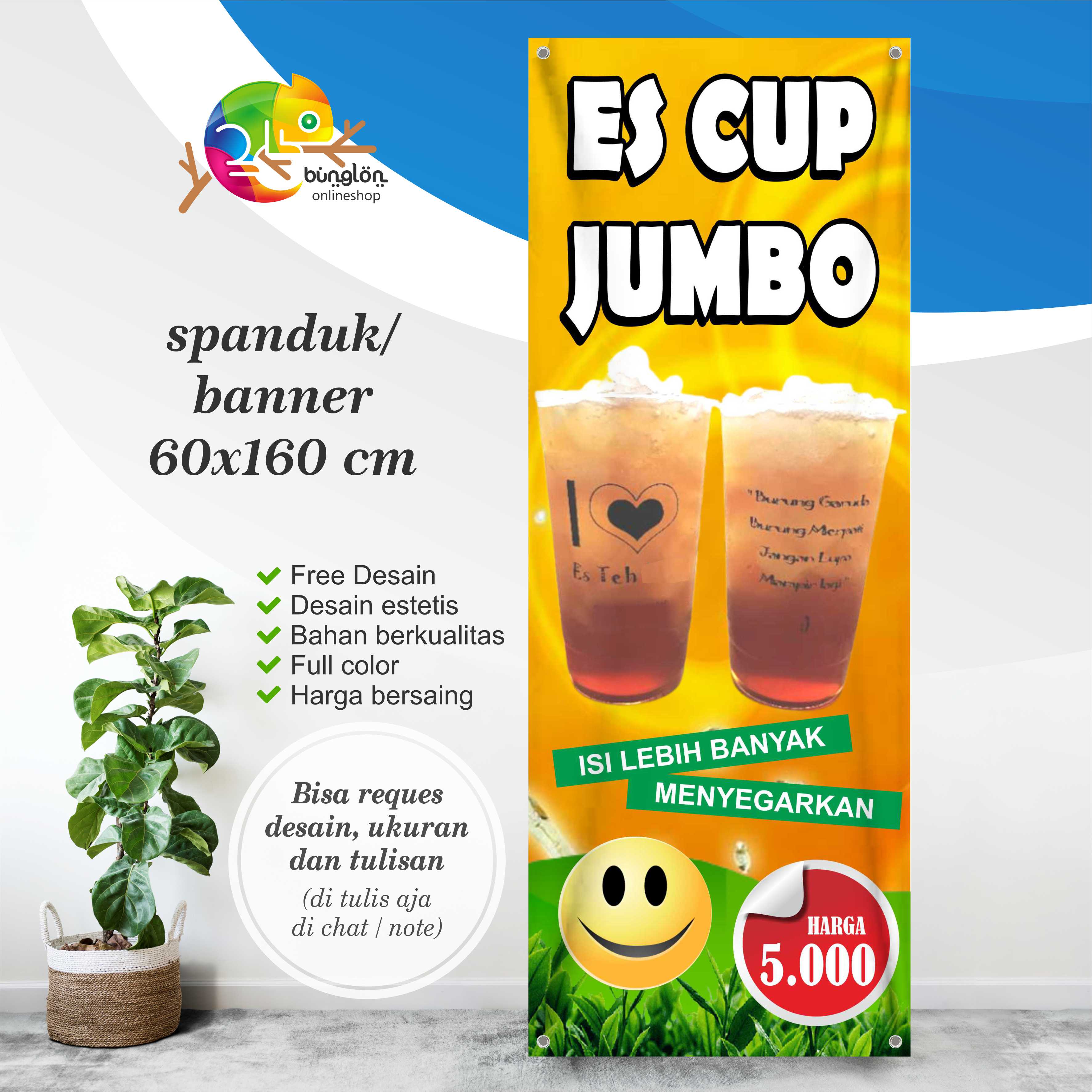 Spanduk, Banner 60x160 Cm Spanduk Es Teh, Spanduk Teh Jumbo, Banner Es ... Spanduk, Banner 60x160 Cm Spanduk Es Teh, Spanduk Teh Jumbo, Banner Es ...