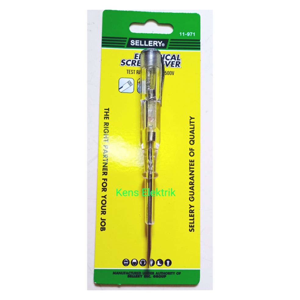 Obeng tespen AC tes pen sellery sallery elektrik 100v-500v | Lazada ...