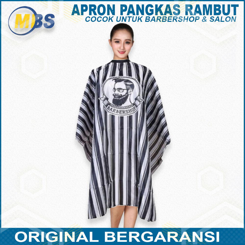 APRON KAIN PENUTUP SALON DAN POTONG RAMBUT KEP / KAP KAIN PELINDUNG ...