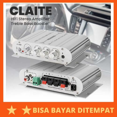 Stereo Amplifier Treble Bass Booster / Kit Power Amplifier Speaker ...