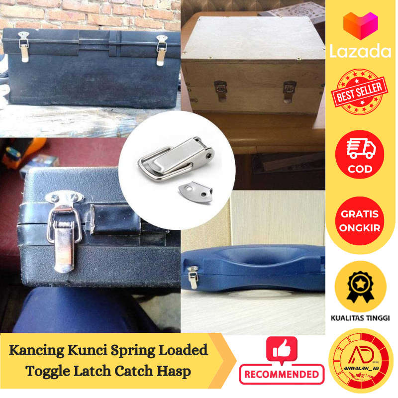 Spring Pintu Kancing Kunci Loaded Toggle Kancingan Kunci Jendela Rumah ...