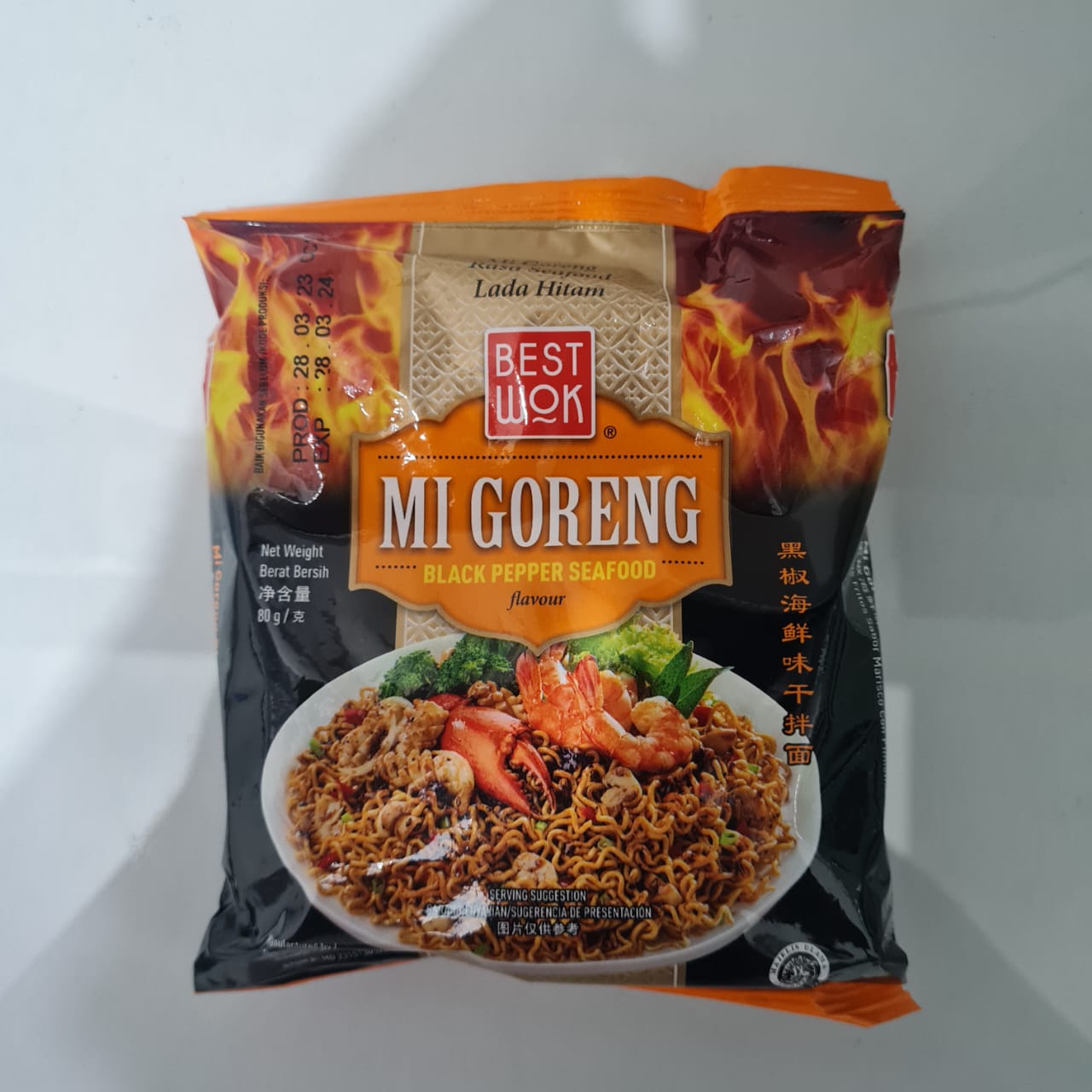 MIE BEST WOK BLACK PEPPER SEAFOOD / MIE BEST WOK GORENG / MIE BESWOK ...